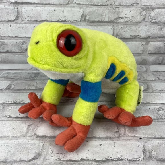 Wild Republic | Toys | Wild Republic Red Eye Tree Frog 2 Stuffed Plush ...